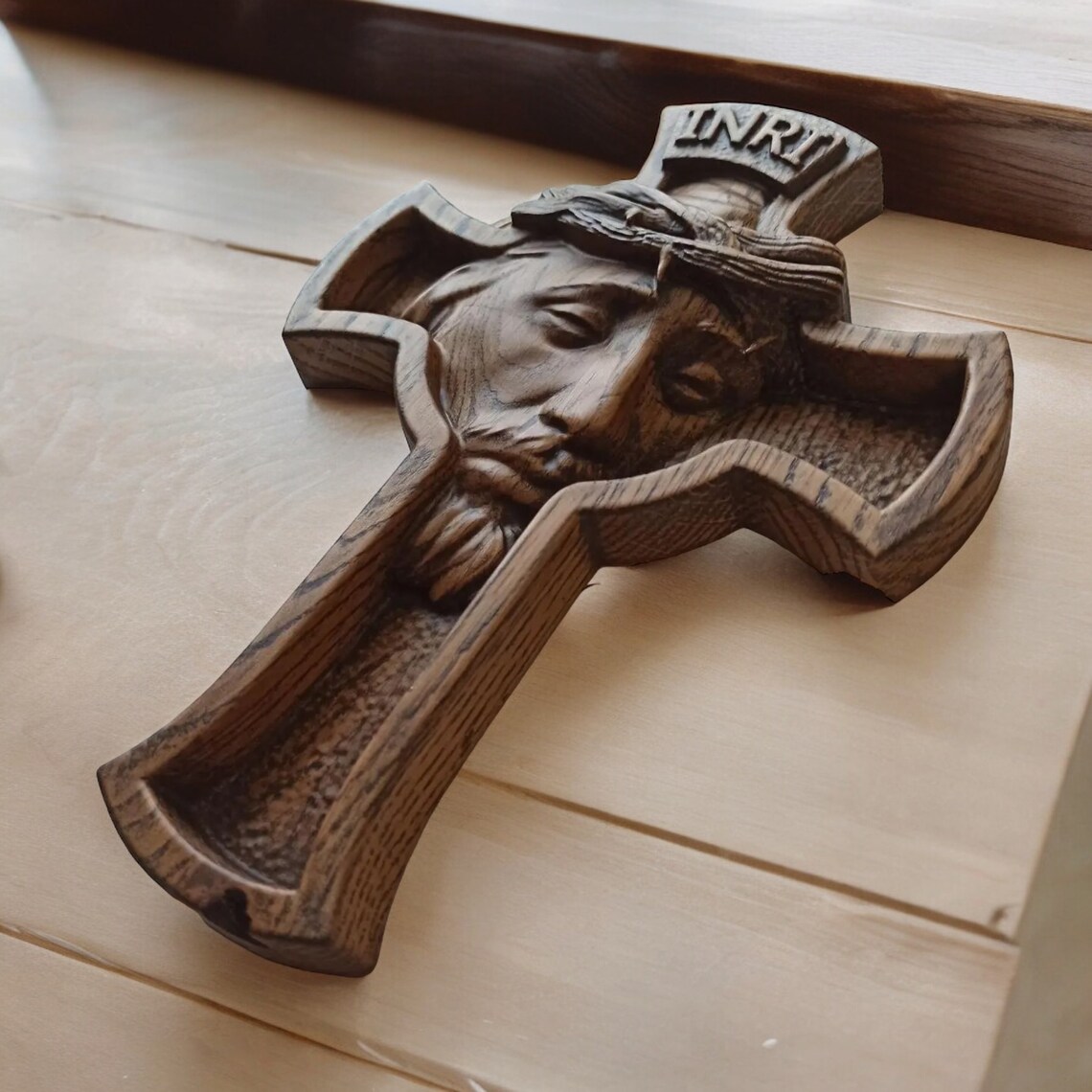 Catholic Cross Religious Wall Art Christian Home Decor Wall Christ ...