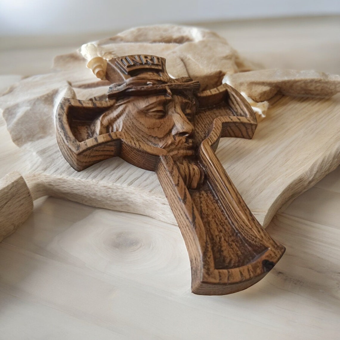 Catholic Cross Religious Wall Art Christian Home Decor Wall Christ ...