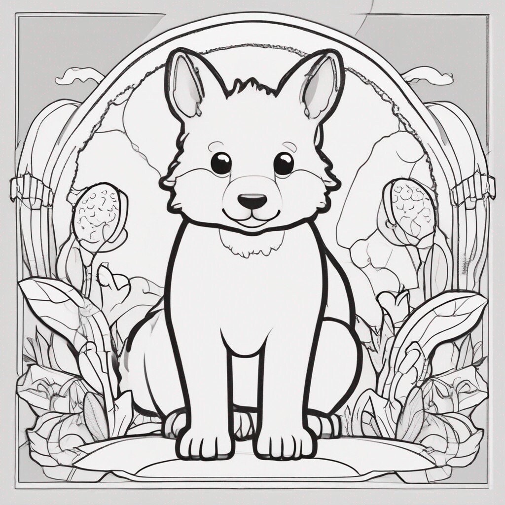 Easy to Color Animal Kids Coloring Pages! - Etsy
