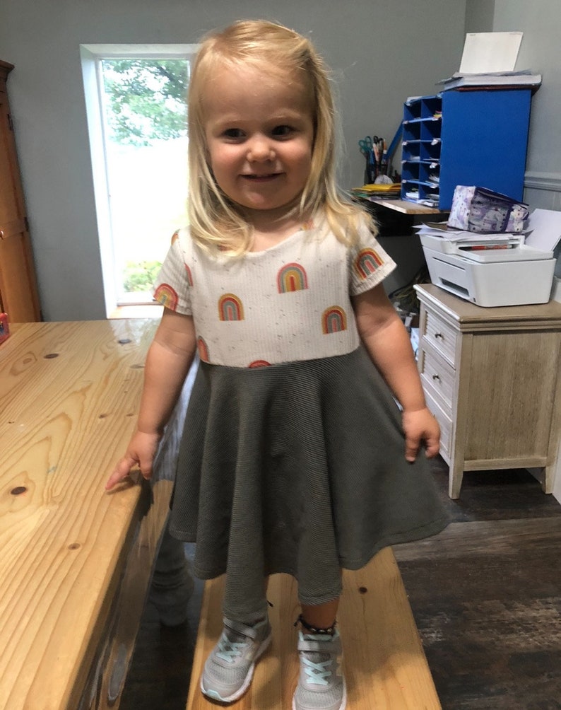 Girls Knit Fabric Dresses, More Patterns, Very Soft - Etsy