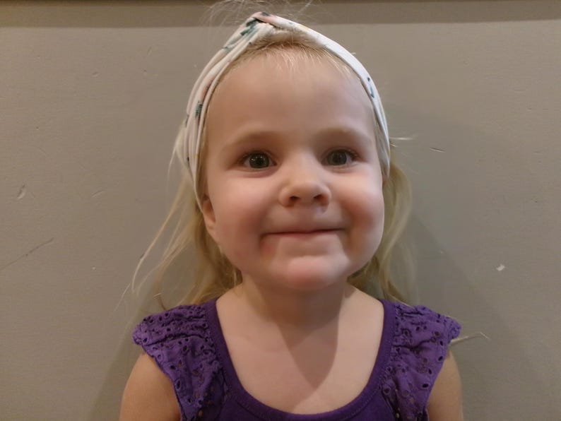 Girls Knit Fabric Headband Matching Pattern to Dresses, More Styles and ...