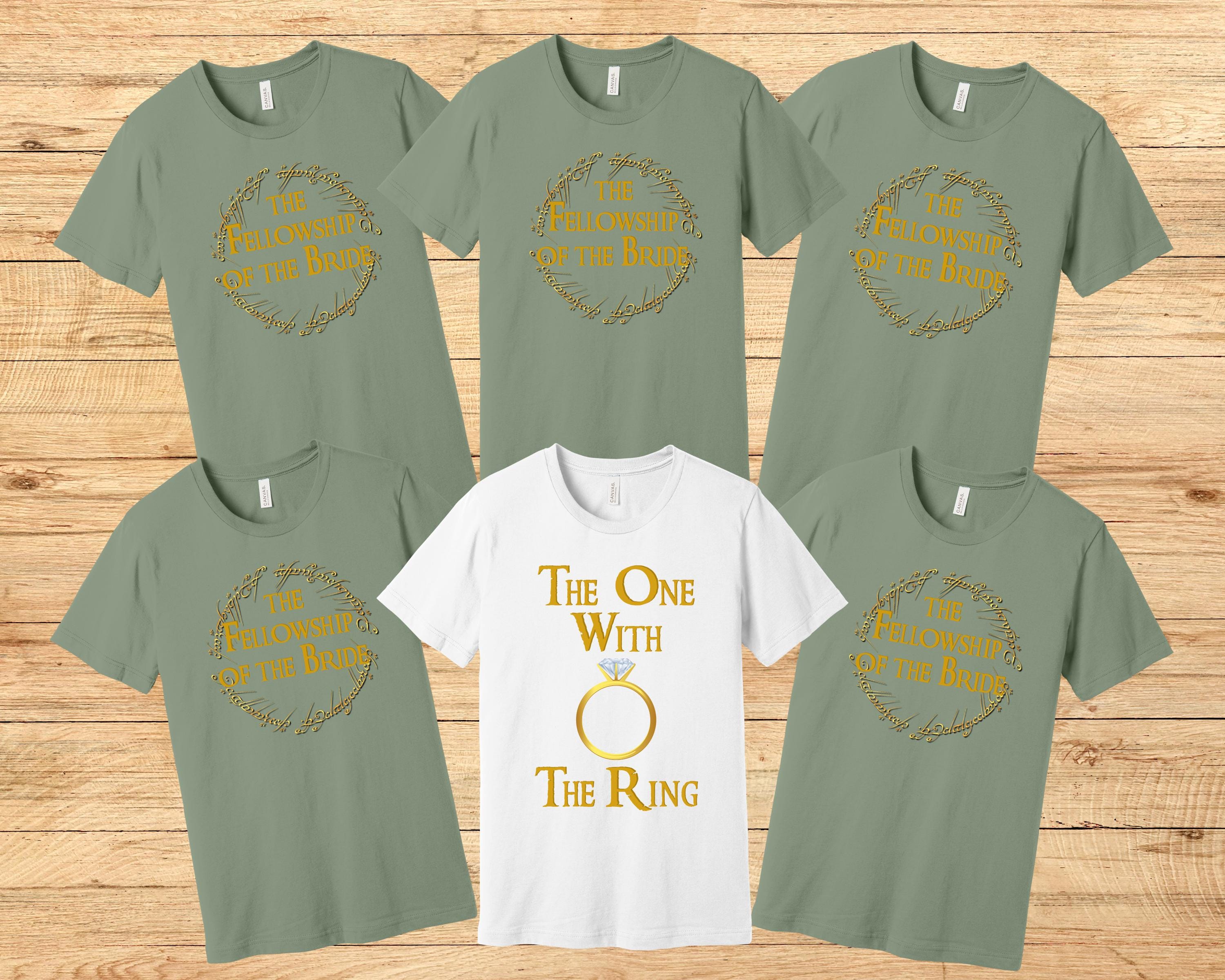 Lord of the Rings Bachelorette Party Shirts, Matching LOTR Bridal Tees ...
