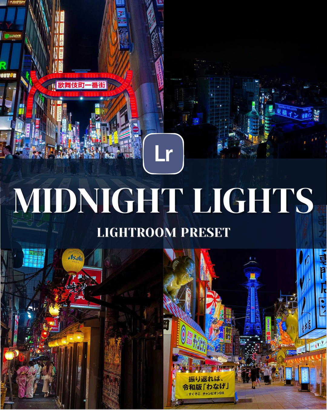 Neon Night Lightroom Preset: Urban Street Photography Filter (DNG File ...
