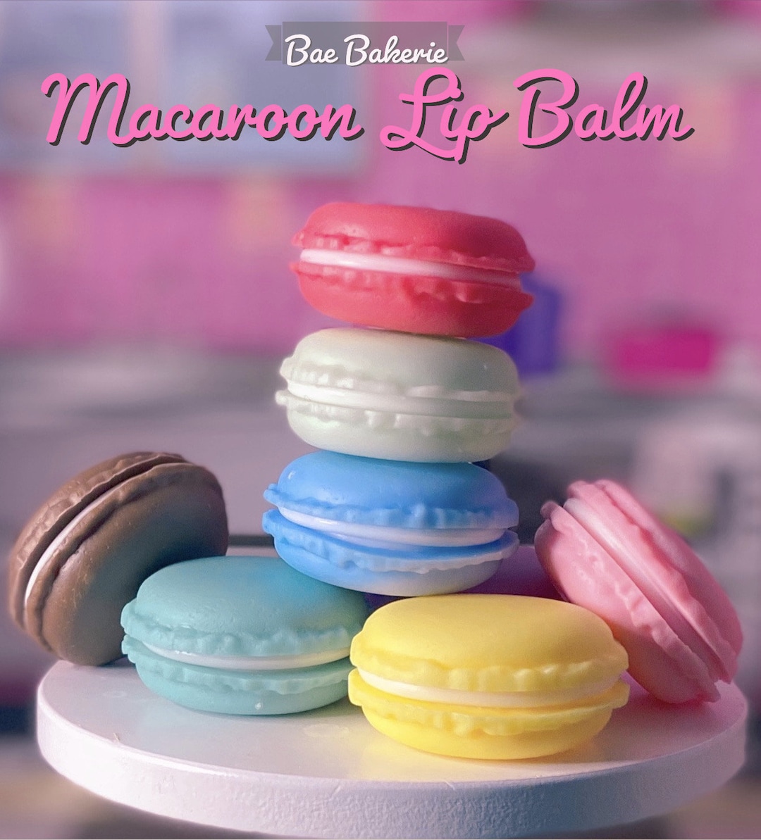 Macaron Lip Balm - Etsy