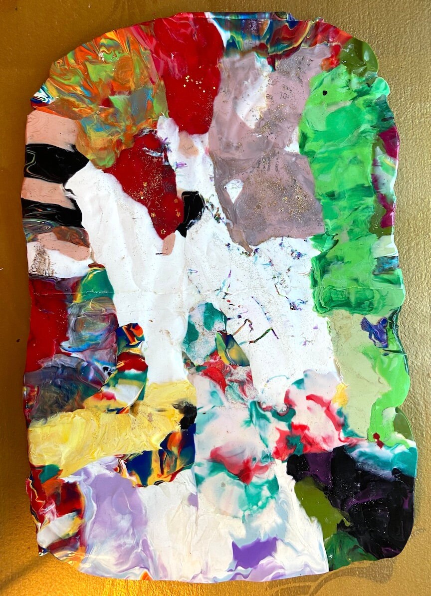 Gloss Multicolored, Recycled Plastic Wood Lumber, Good for Projects - Etsy