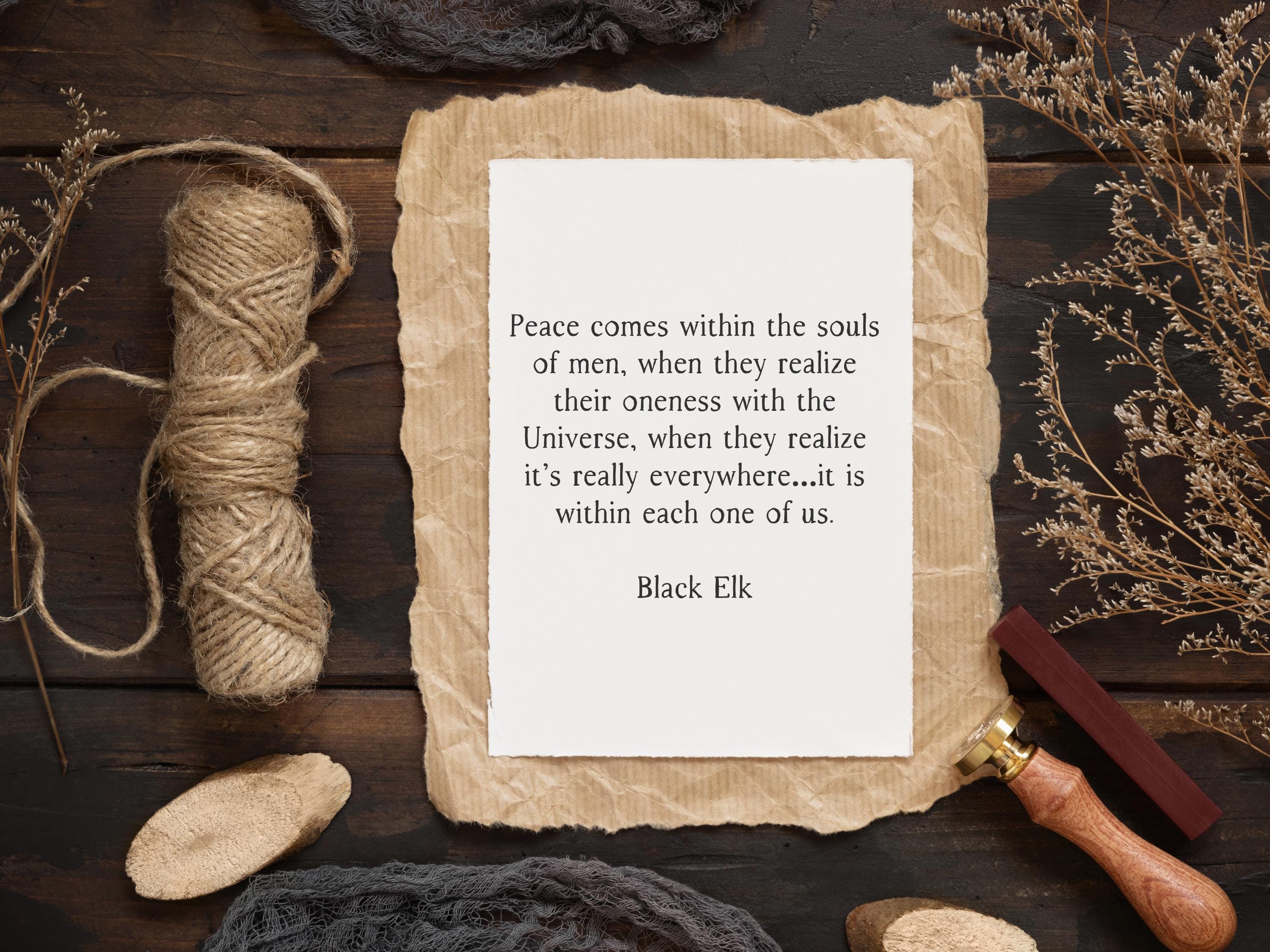 Native American Peace Quote Wall Art Printable 8x10, Life, Digital ...