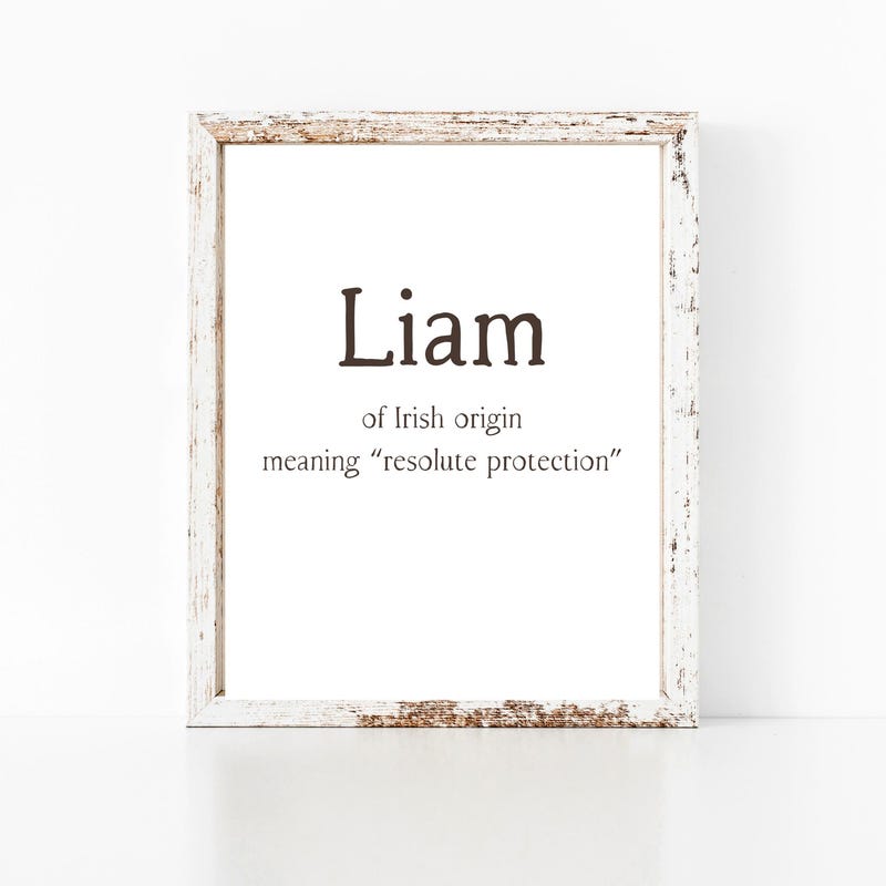 Name Meaning Sign - Etsy