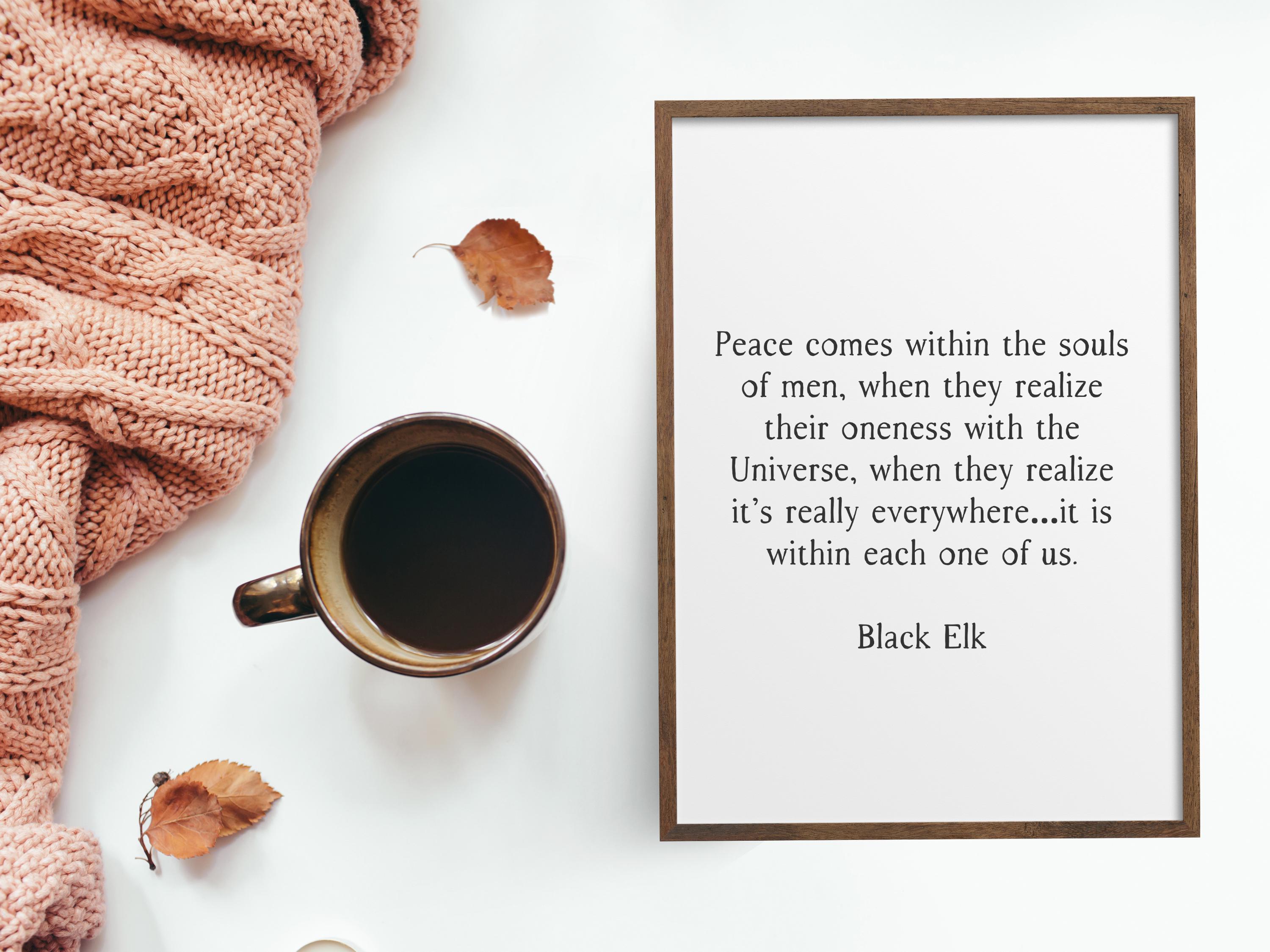 Native American Peace Quote Wall Art Printable 8x10, Life, Digital ...