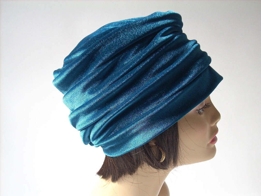 Velvet Hat/slouchy Hat/stretch Velvet Hat for Dressy and Casual Wear ...