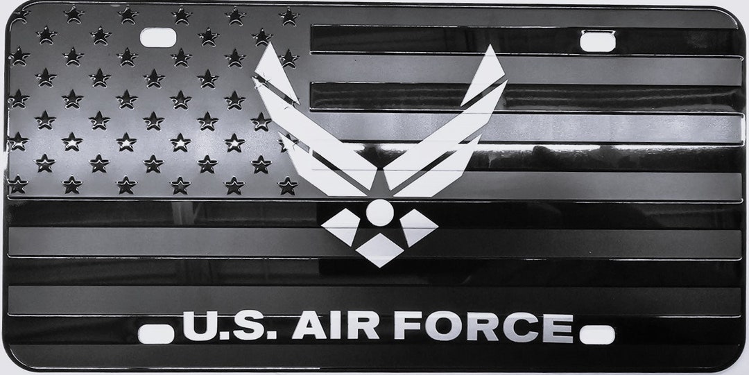 License Plate, Engraved, Custom Made Product,air Force, Military - Etsy