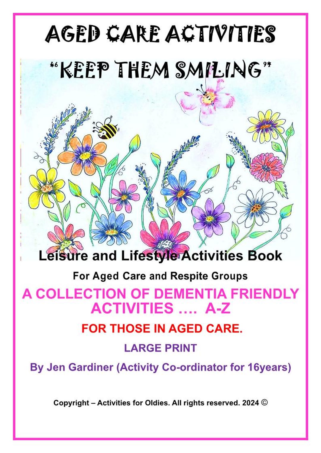 Aged Care and Respite Activity Books - Etsy