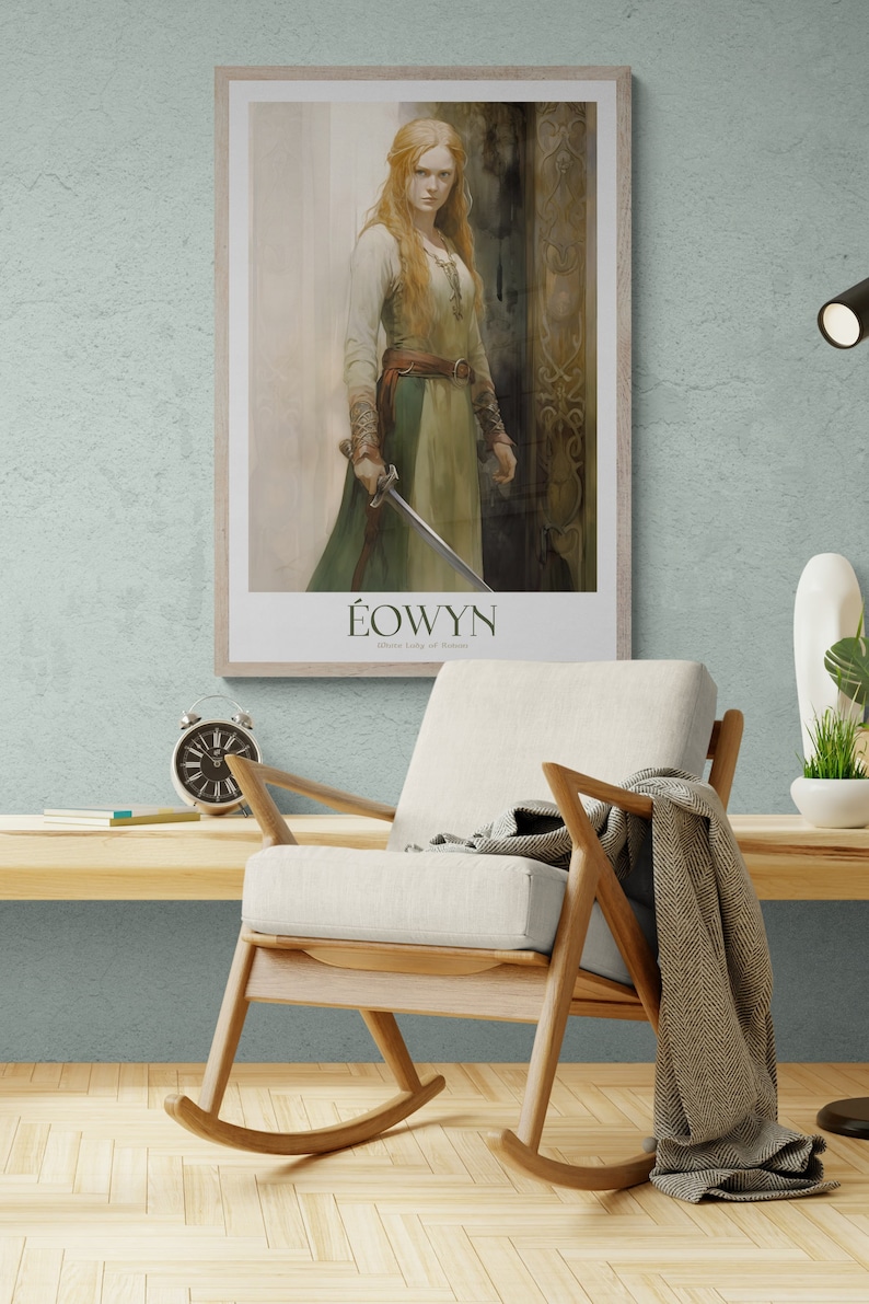 Éowyn, White Lady of Rohan Lotr Poster - Etsy