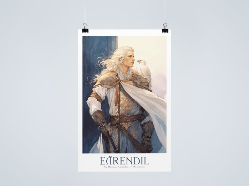 Eärendil the Mariner Lotr Poster - Etsy