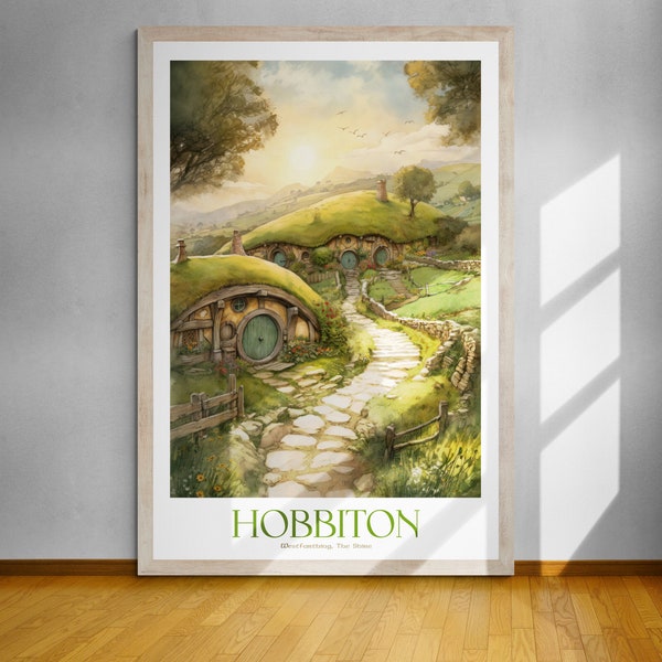 Hobbiton Print - Etsy UK