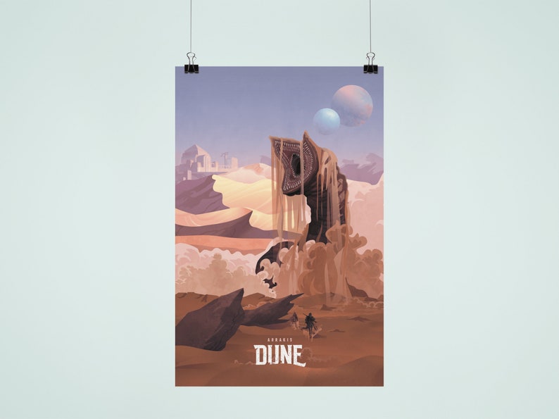 Dune Sandworm Poster - Etsy