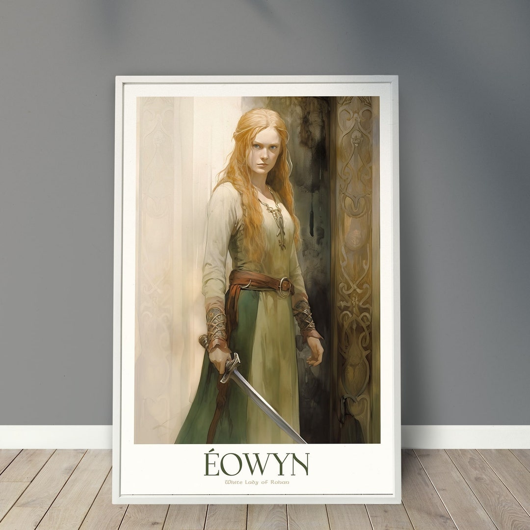 Éowyn, White Lady of Rohan Lotr Poster - Etsy UK
