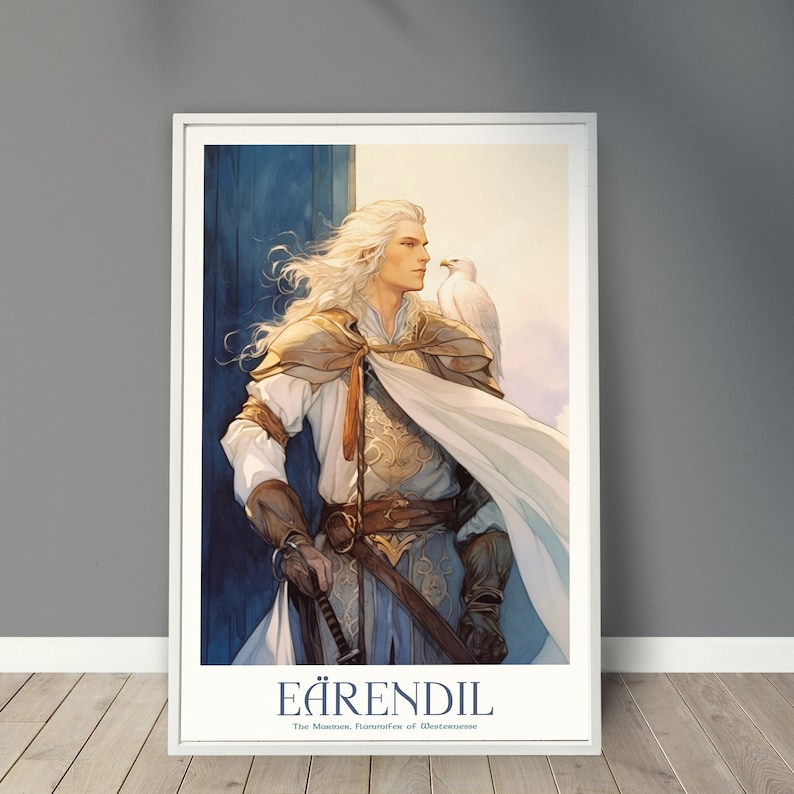 Eärendil the Mariner Lotr Poster - Etsy