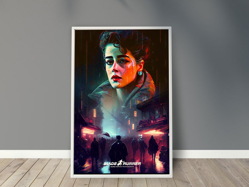 Blade Runner, Rachel Cyberpunk Poster - Etsy