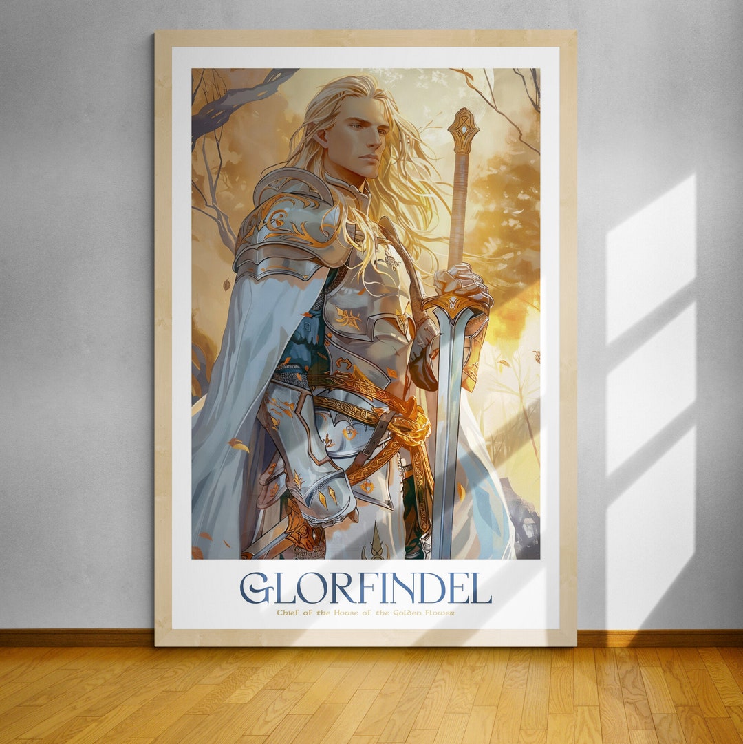 Glorfindel of Gondolin Art Print Middle-earth Lotr Poster - Etsy Canada