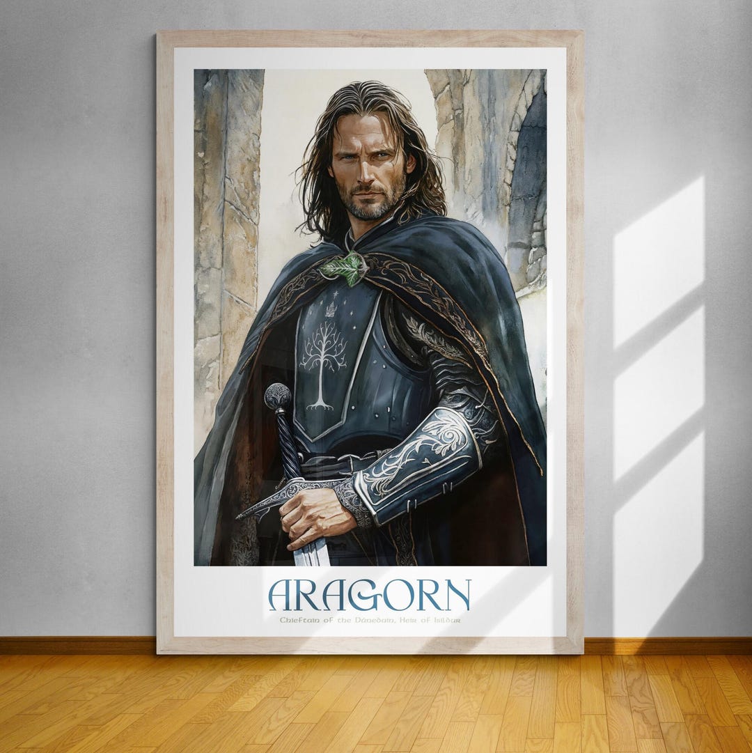 Aragorn, Heir of Isildur Poster - Etsy