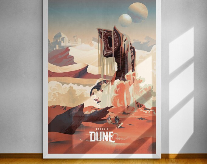 Dune Sandworm Poster - Etsy