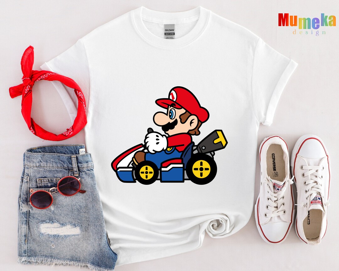 Mario Kart Shirt, Super Mario Kart Shirt, Super Mario Character Shirt ...