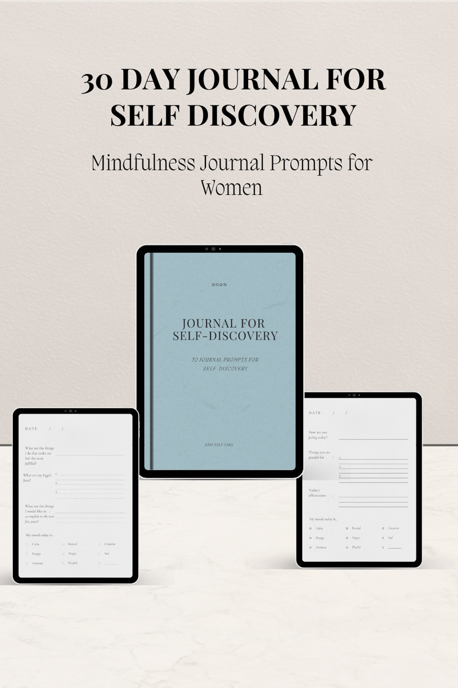 Journal Prompts for Self Discovery, Mindfulness, & Self-reflection 5 ...