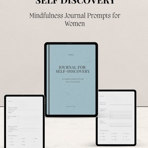 Journal Prompts for Self Discovery, Mindfulness, & Self-reflection 5 Minute Daily Journal ...
