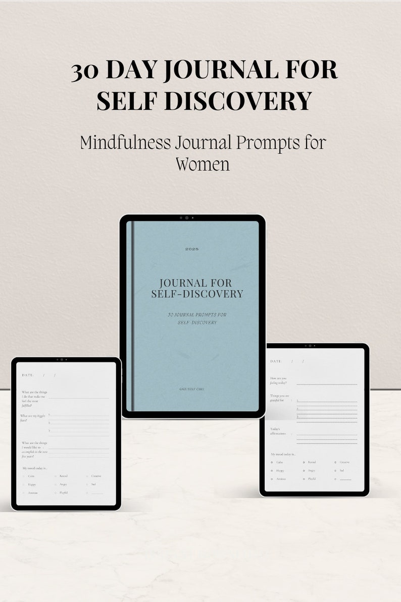 Journal Prompts for Self Discovery, Mindfulness, & Self-reflection 5 ...