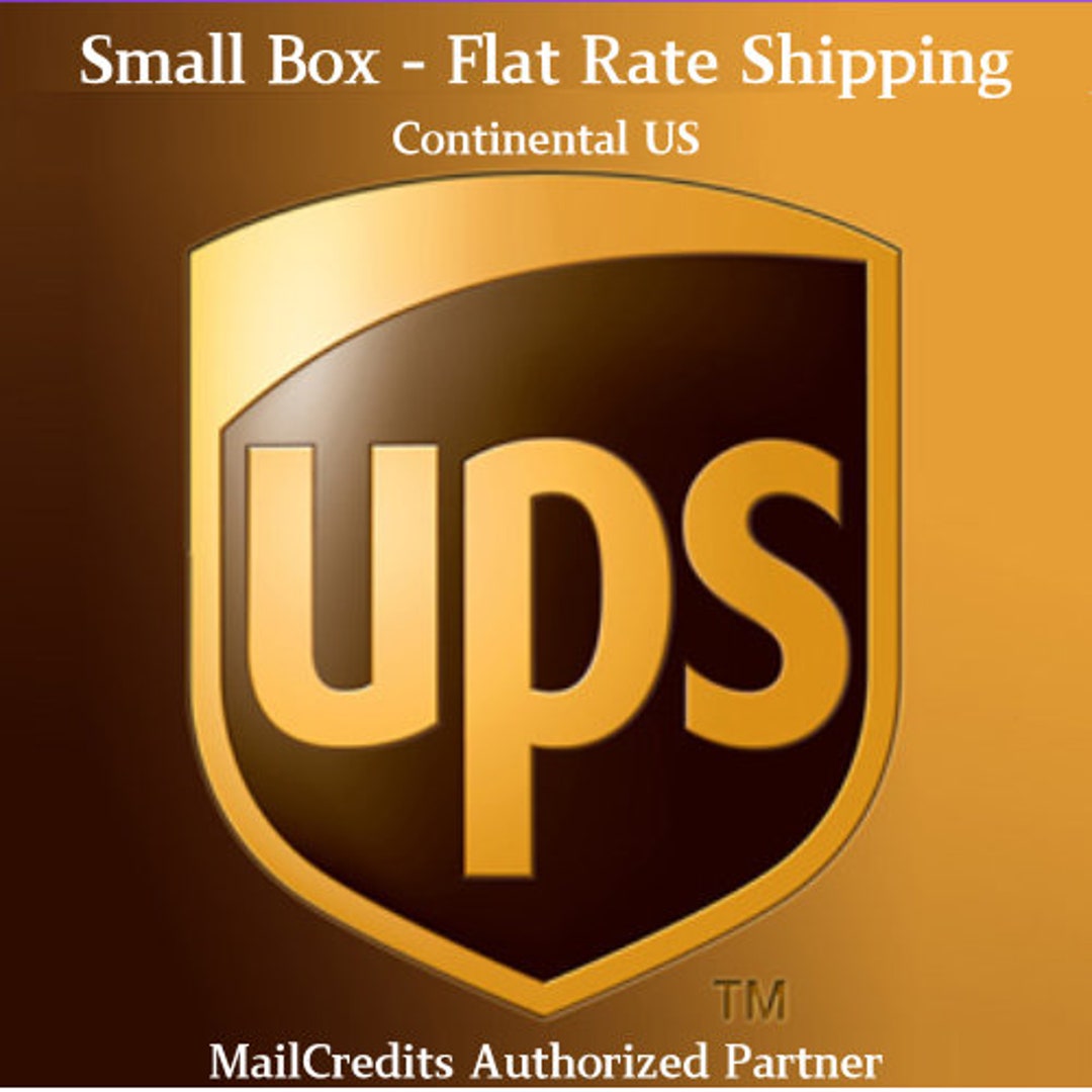 UPS Shipping Flat Rate Small Ground - Etsy