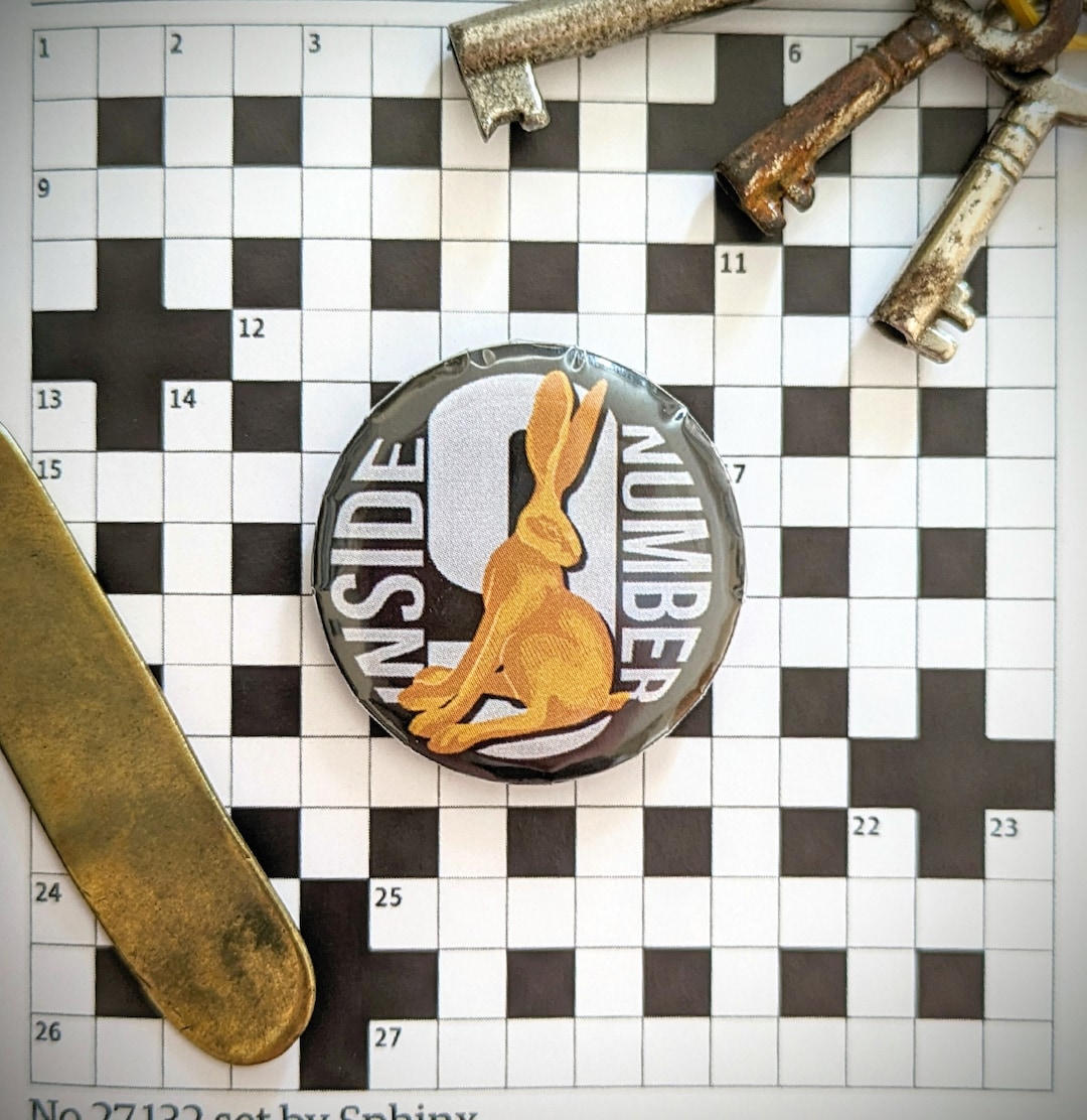 Inside No. 9 - Golden Hare Button Badge - Etsy UK