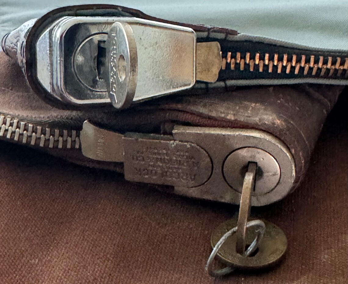 Vintage Bank Bag and Newer Lock Bag - Etsy