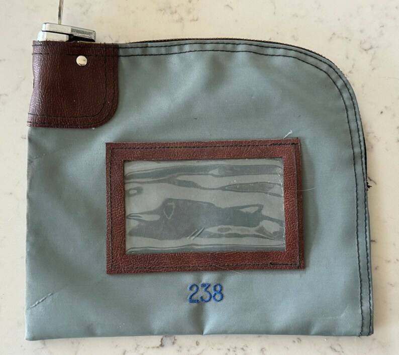 Vintage Bank Bag and Newer Lock Bag - Etsy