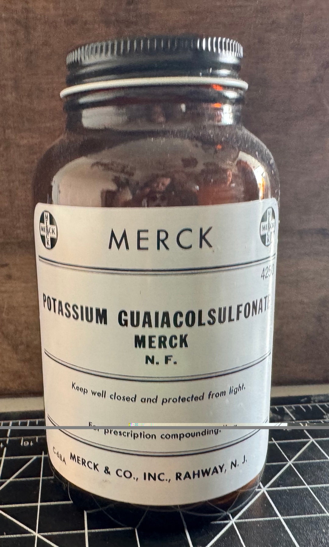 Merck Medical Bottle - Etsy