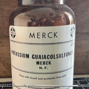 Merck Medical Bottle - Etsy