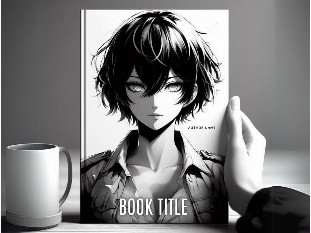Custom Manga Style Book Covers, Personalized Digital Illustrations ...