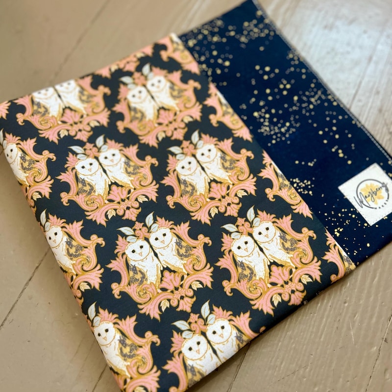 Owl Fabric Book Cover - Etsy