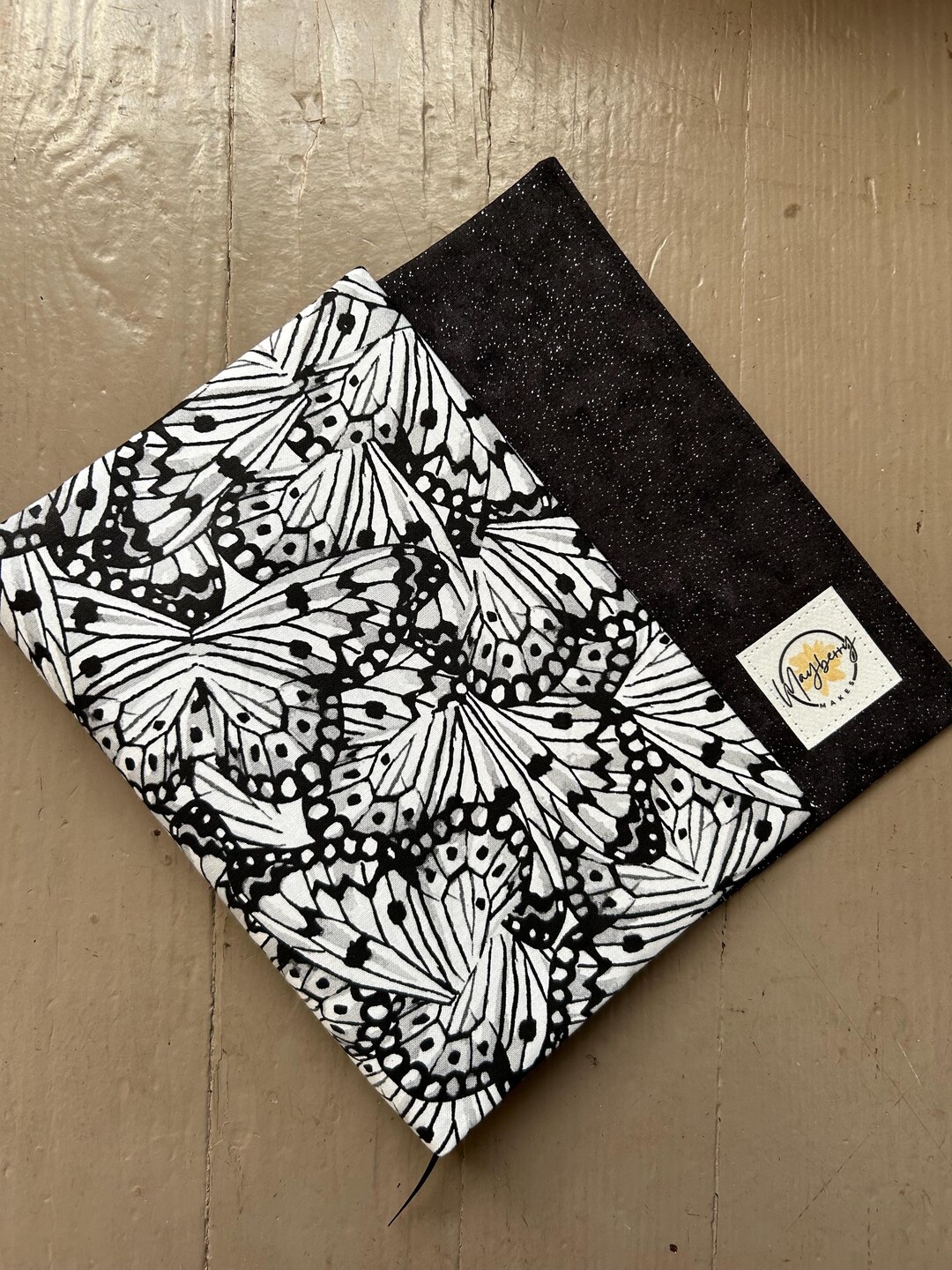 Reversible Book Cover Adjustable Bible Pouch Reusable Fabric Dust ...