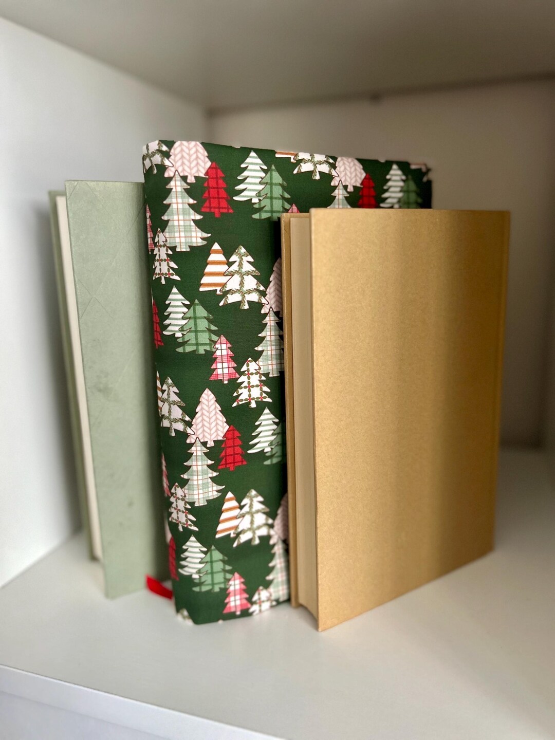 Reversible Book Cover Adjustable Bible Pouch Fabric Dust Jacket ...
