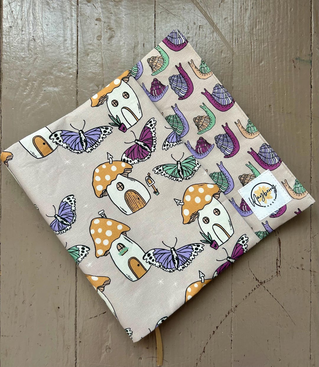 Adjustable Cottagecore Fabric Book Cover for Paperback Hardcover and ...