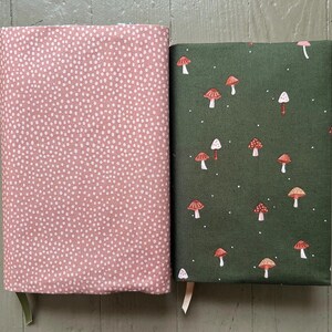 Reversible Book Cover Adjustable Bible Pouch Reusable Fabric Dust ...