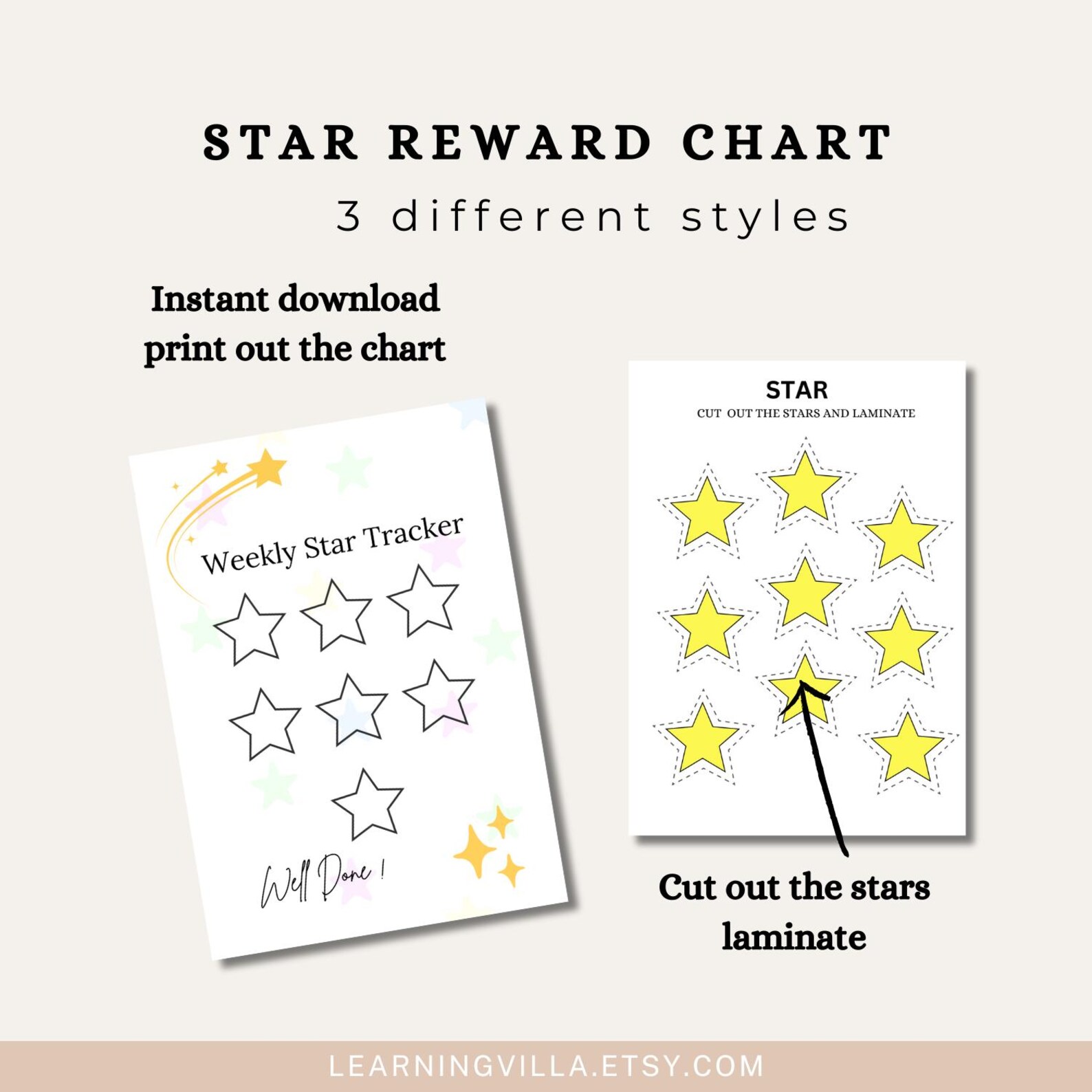 Reward Chart AUTISM - Printable Behaviour Chart - Kids Reward System ...