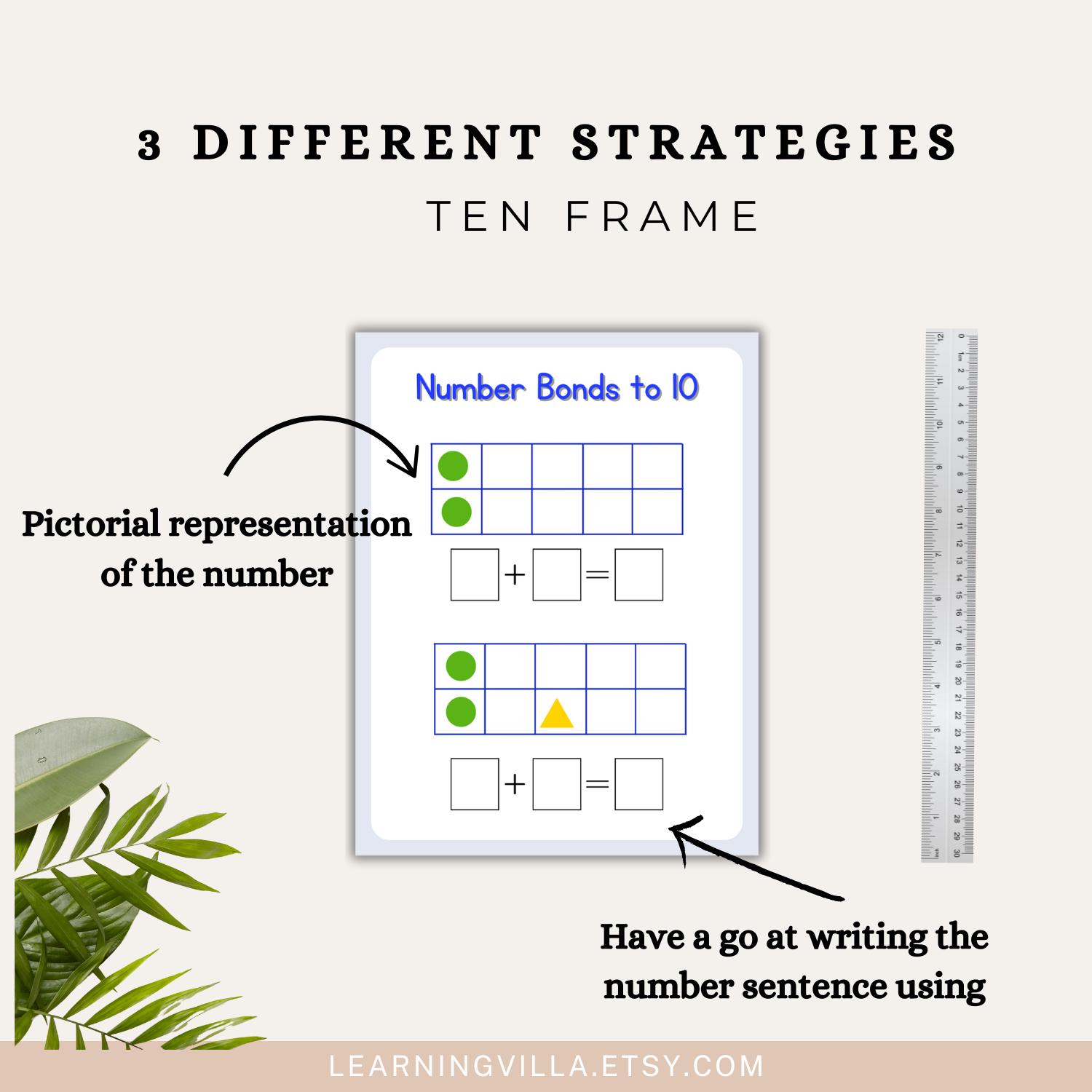 Number Bonds to 10 Worksheets - Fun Math Activities for Kids - Home ...