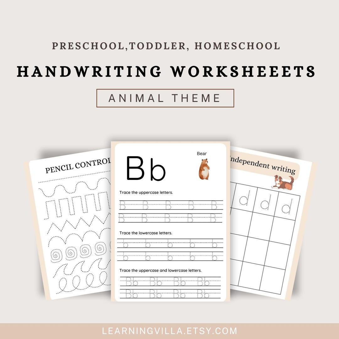 Engaging Alphabet Learning: Printable Handwriting Practice for ...
