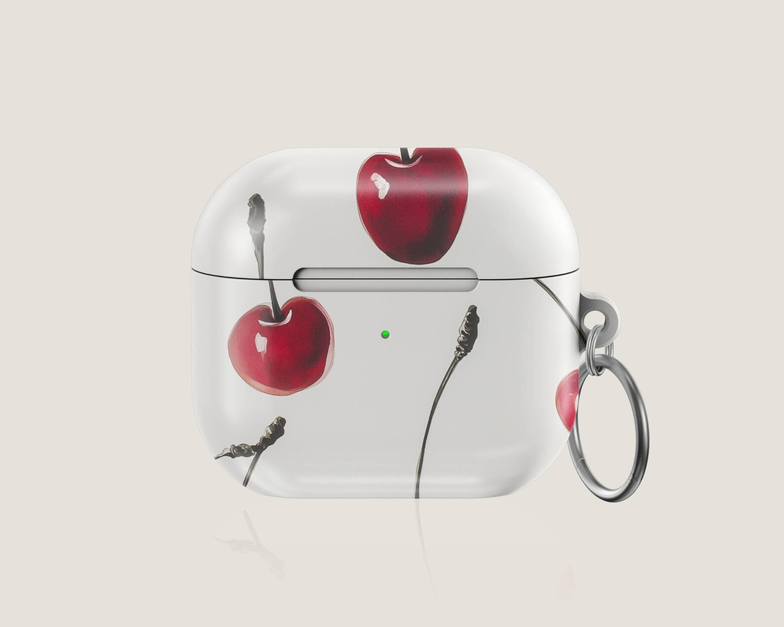 Cherry Airpods AirPod Case Airpods Pro With Keychain for 1st 2nd Gen ...