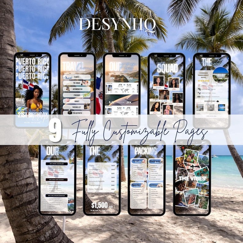 Puerto Rico Birthday Trip Itinerary Template, San Juan Travel Planner ...
