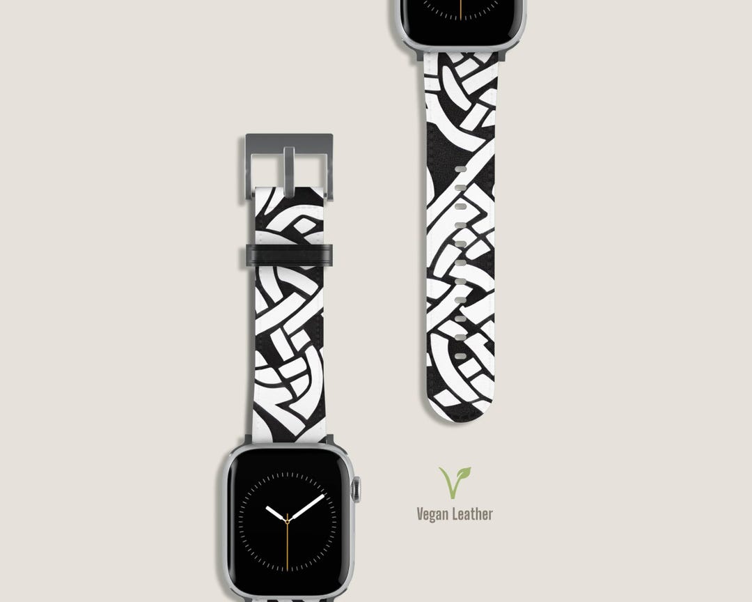 Celtic Pattern for Apple Watch Band Series 1, 2, 3, 4, 5, 6, 7, 8, 9 ...