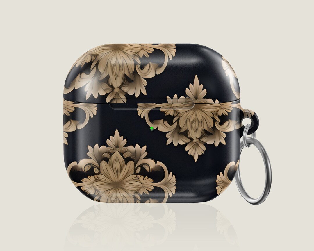 Gold Damask Airpods Pro Case, AirPod Case for 1st 2nd Gen, AirPod Gift ...