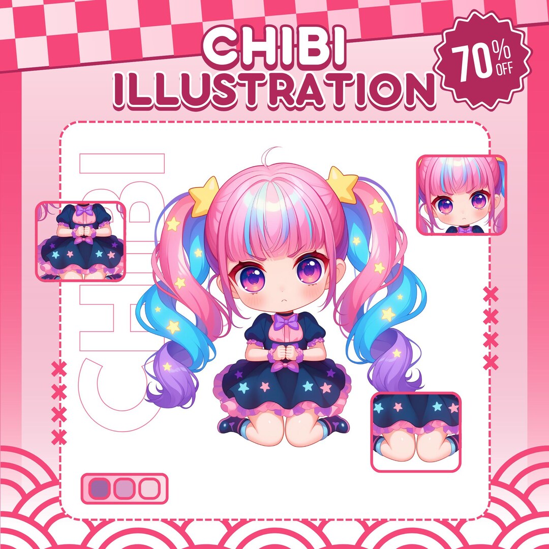 Custom Chibi Anime | Chibi Character| Chibi Pfp | Cute Chibi Commission ...