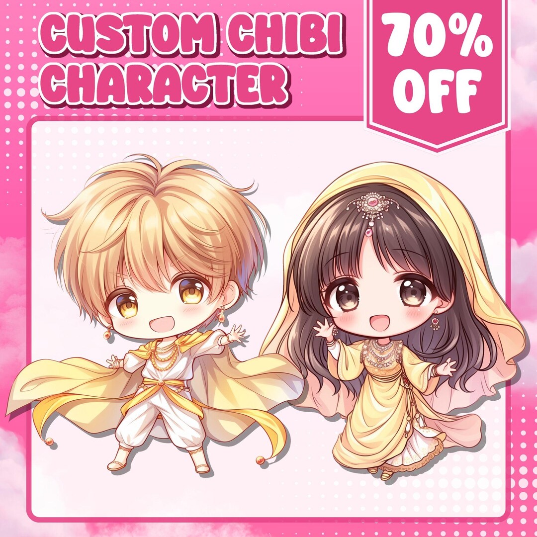 Custom Chibi Anime Chibi Character Chibi Logo Cute Chibi Chibi Emotes ...